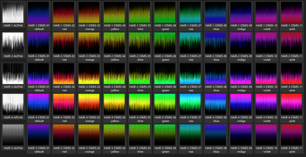 MagickDream Creations Fire n Ice Hair textures – Lancer Armory
